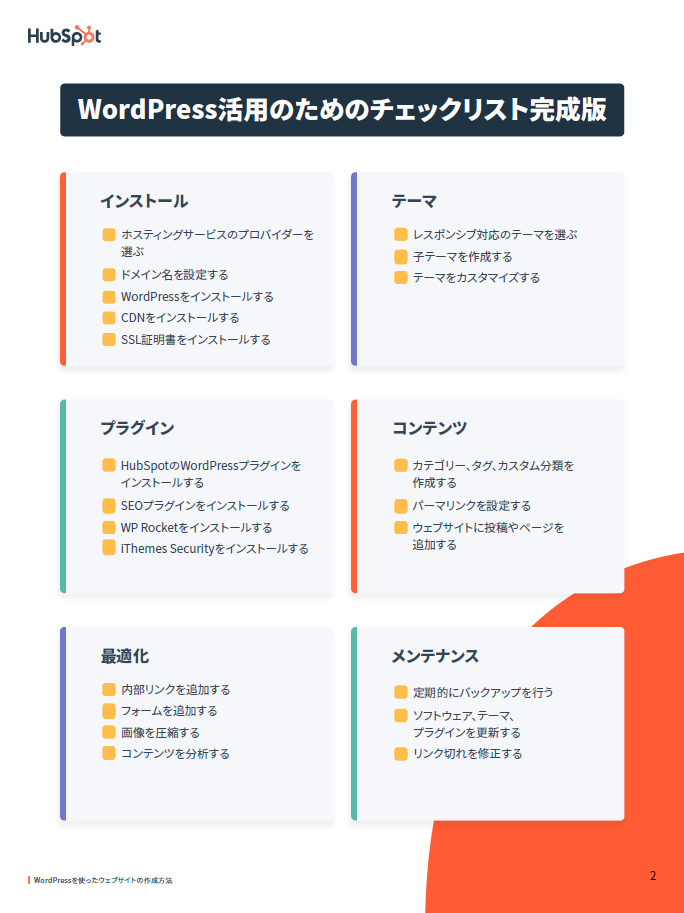 Wordpressを使ったウェブサイトの作成方法