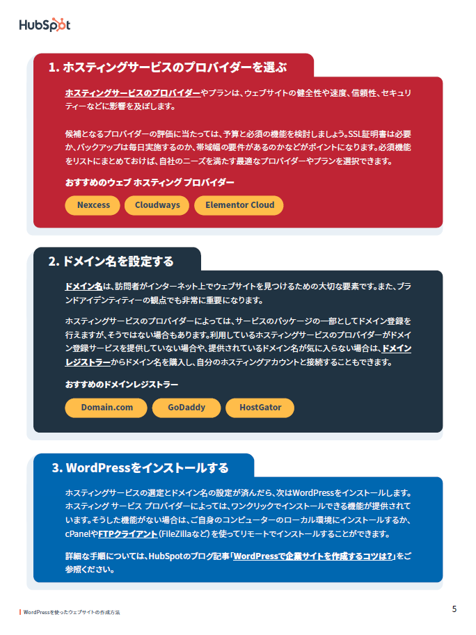 Wordpressを使ったウェブサイトの作成方法