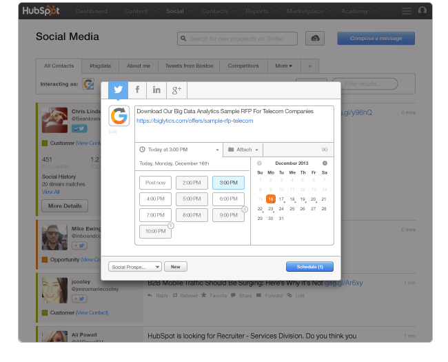 HubSpot ソーシャルメディアツール無料お試し申込みページ | HubSpot Japan 株式会社